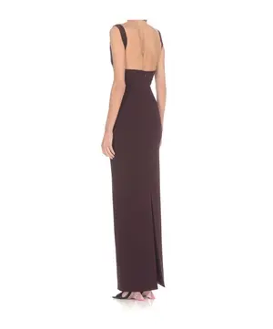 Solace Joni Square-neck Sleeveless Gown