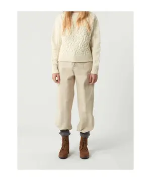 Soeur Ribbed Crew Neck Sweater
