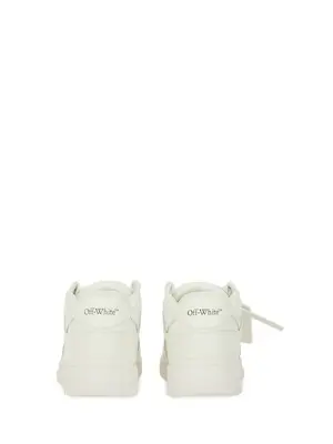 Off-White Lace-up Sneakers With Perforated Details