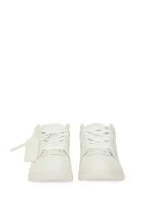 Off-White Lace-up Sneakers With Perforated Details