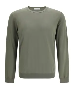ROBERTO COLLINA Crew Neck Knitted Sweater