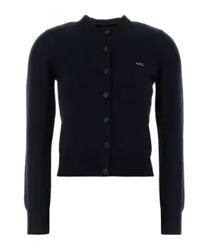 A.p.c. Logo Detailed Buttoned Cardigan