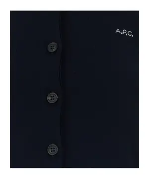A.p.c. Logo Detailed Buttoned Cardigan