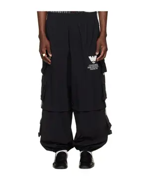 ADIDAS X WILLY CHAVARRIA Willy Chavarria X Adidas Originals Collaboration Detachable Workwear Pants - Black