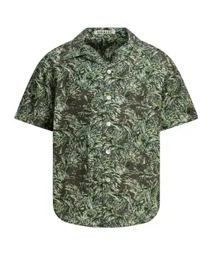 Auralee Printed Short-sleeved Shirt