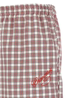 WILLY CHAVARRIA Ruff Rider Checked Pants