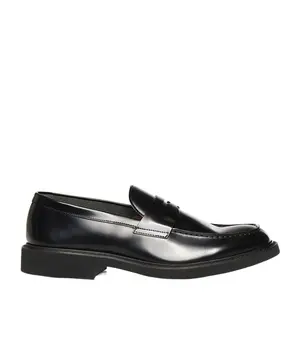 DOUCAL'S Penny Loafers - Black