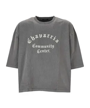 WILLY CHAVARRIA Buffalo Oversized T-shirt - Grey