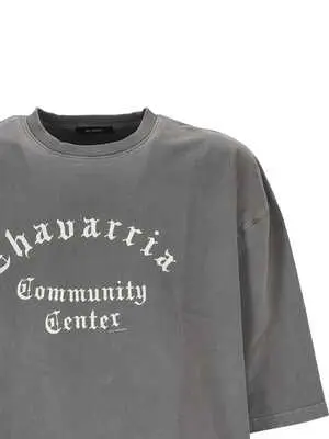 WILLY CHAVARRIA Buffalo Oversized T-shirt - Grey
