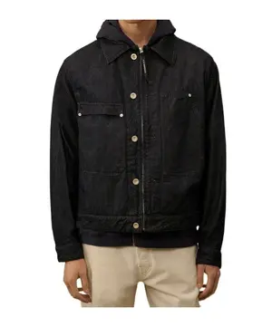 C.P. COMPANY Button-up Jacket With Classic Collar And Zip Fastening