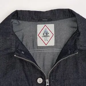 C.P. COMPANY Button-up Jacket With Classic Collar And Zip Fastening