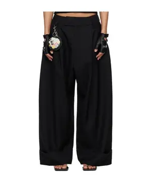 Vaquera Wide-leg Wool Trousers
