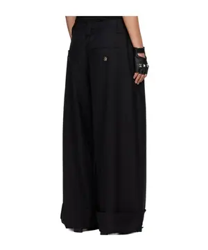 Vaquera Wide-leg Wool Trousers
