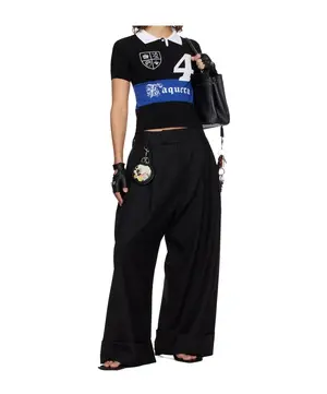 Vaquera Wide-leg Wool Trousers