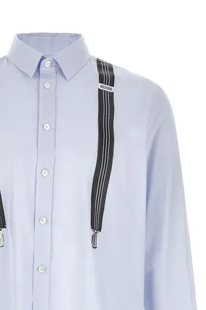 Moschino Braces-print Buttoned Shirt