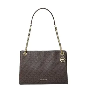 Michael Kors Christina Medium Signature Logo Messenger Bag