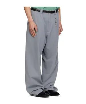 WILLY CHAVARRIA Toluca Belt Loop Casual Pants