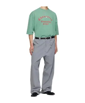 WILLY CHAVARRIA Toluca Belt Loop Casual Pants