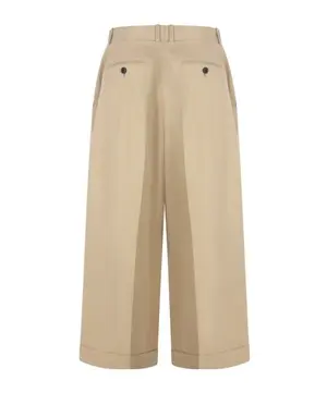 THE ROW Pleated Twill Trousers
