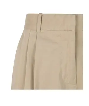 THE ROW Pleated Twill Trousers