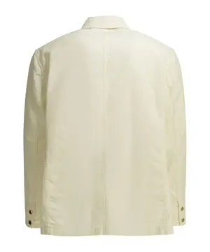 Auralee Oxford-weave Work Jacket