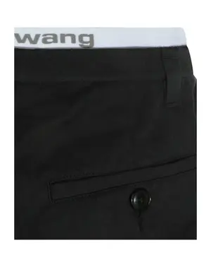 Alexander Wang Logo Waistband Pleated Shorts