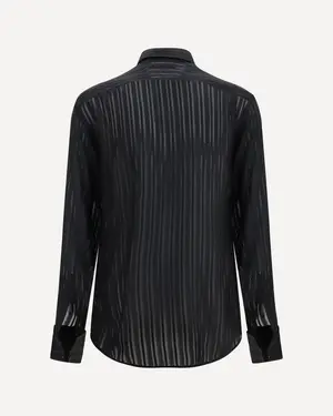 Gucci Striped Gauze Shirt