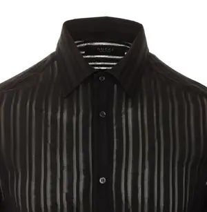 Gucci Striped Gauze Shirt
