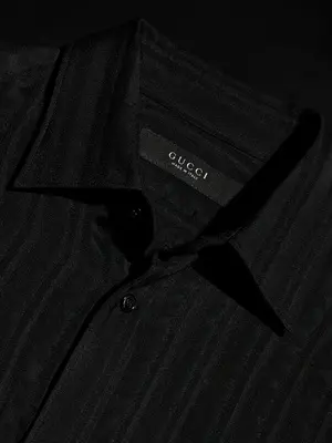 Gucci Striped Gauze Shirt