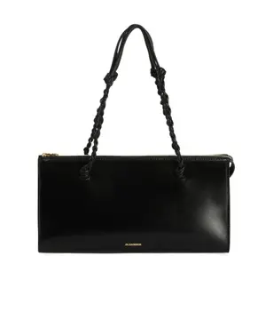 JIL SANDER Tangle Tent Shoulder Bag - Black