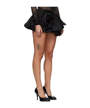 Vaquera Layered Mini Skirt