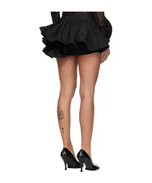 Vaquera Layered Mini Skirt