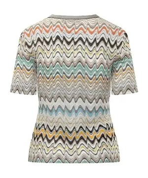 Missoni Zigzag Knit Short-sleeve Top