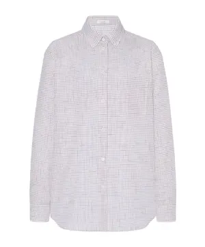 THE ROW Dalan Checked Cotton Button-up Shirt