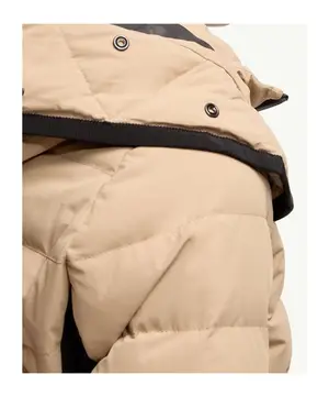 Moncler Lamoura Hooded Shearling-trimmed Down Ski Jacket