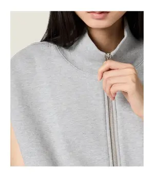 Miu Miu Zip-up Drawstring Gilet