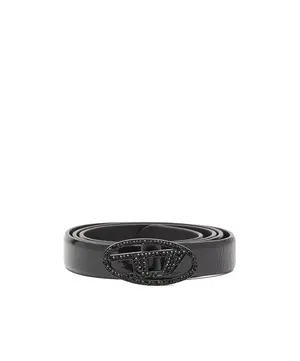 DIESEL® Oval D Logo Buckle Belt
