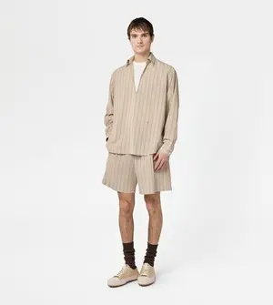 TOD'S Shirt In Striped Silk
