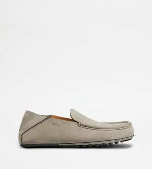 TOD'S Suede Slipper Loafers