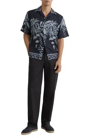 REISS Camino Short Sleeve Button-up Shirt