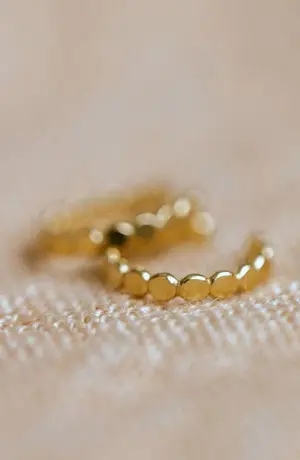 MADE BY MARY Poppy Ear Cuff Single - Silver
