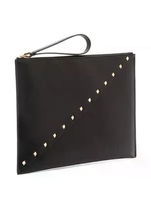 Valentino Garavani Rockstud Calfskin Pouch