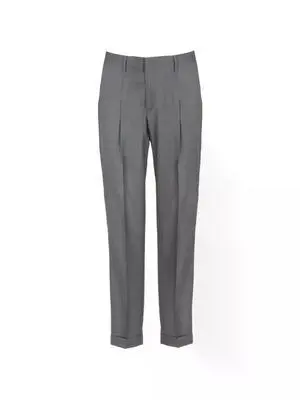 BRIGLIA 1949 Pleated Turn-up Trousers