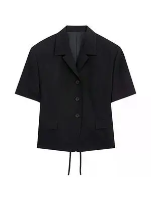 JUUN.J Lace-up Short-sleeve Jacket