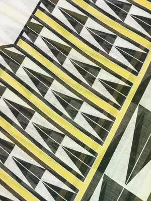 LANVIN Geometric-print Fringed Scarf