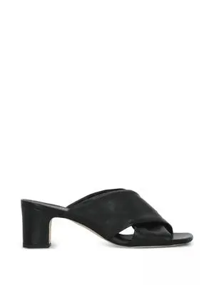 JULIE DEE Crossover Strap Sandals
