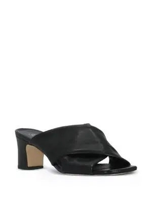 JULIE DEE Crossover Strap Sandals