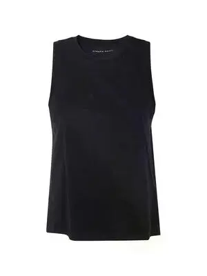 Liviana Conti Sleeveless Tank Top With Logo Patch