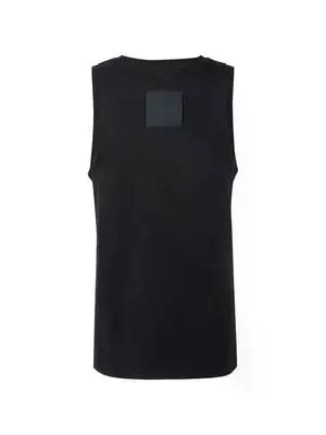 Liviana Conti Sleeveless Tank Top With Logo Patch