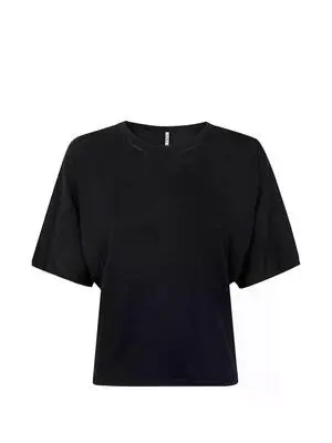 Liviana Conti Fine-knit Short-sleeved T-shirt - Black